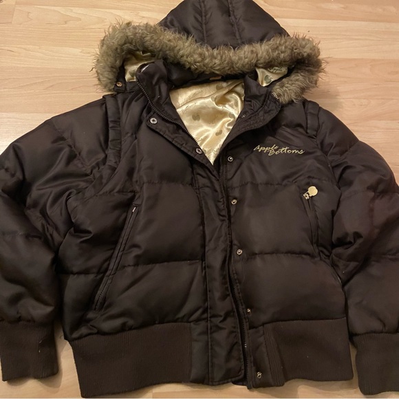 Apple Bottoms | Jackets & Coats | Y2k Apple Bottoms Puffer Convertible ...